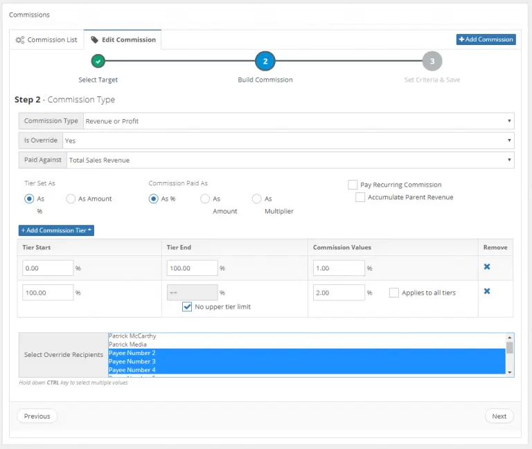 Manager Override Commission - Commissionly.io